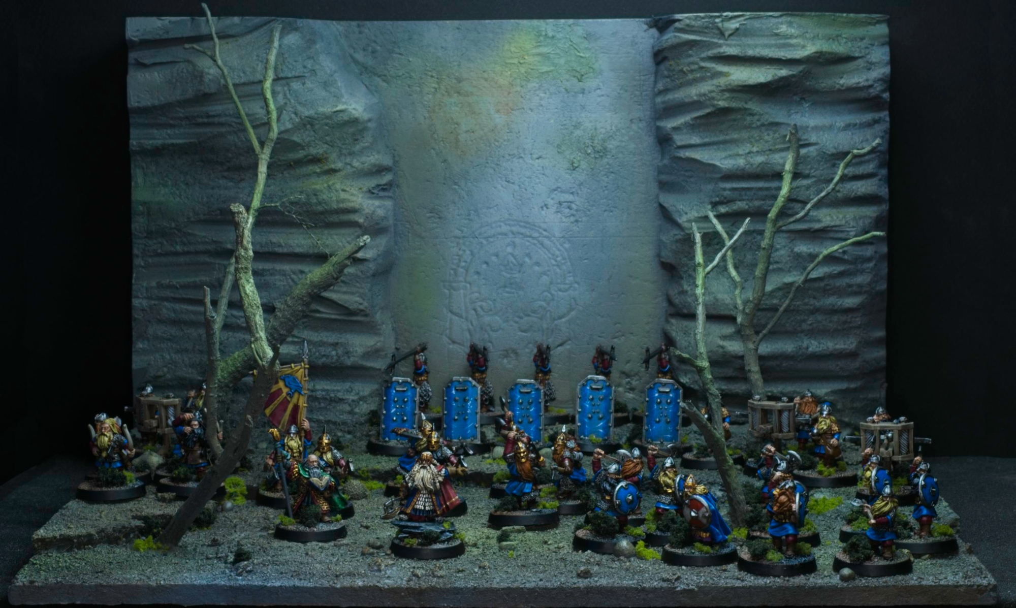 Display Board for the Moria Dwarves – Lair of the Lagomorph
