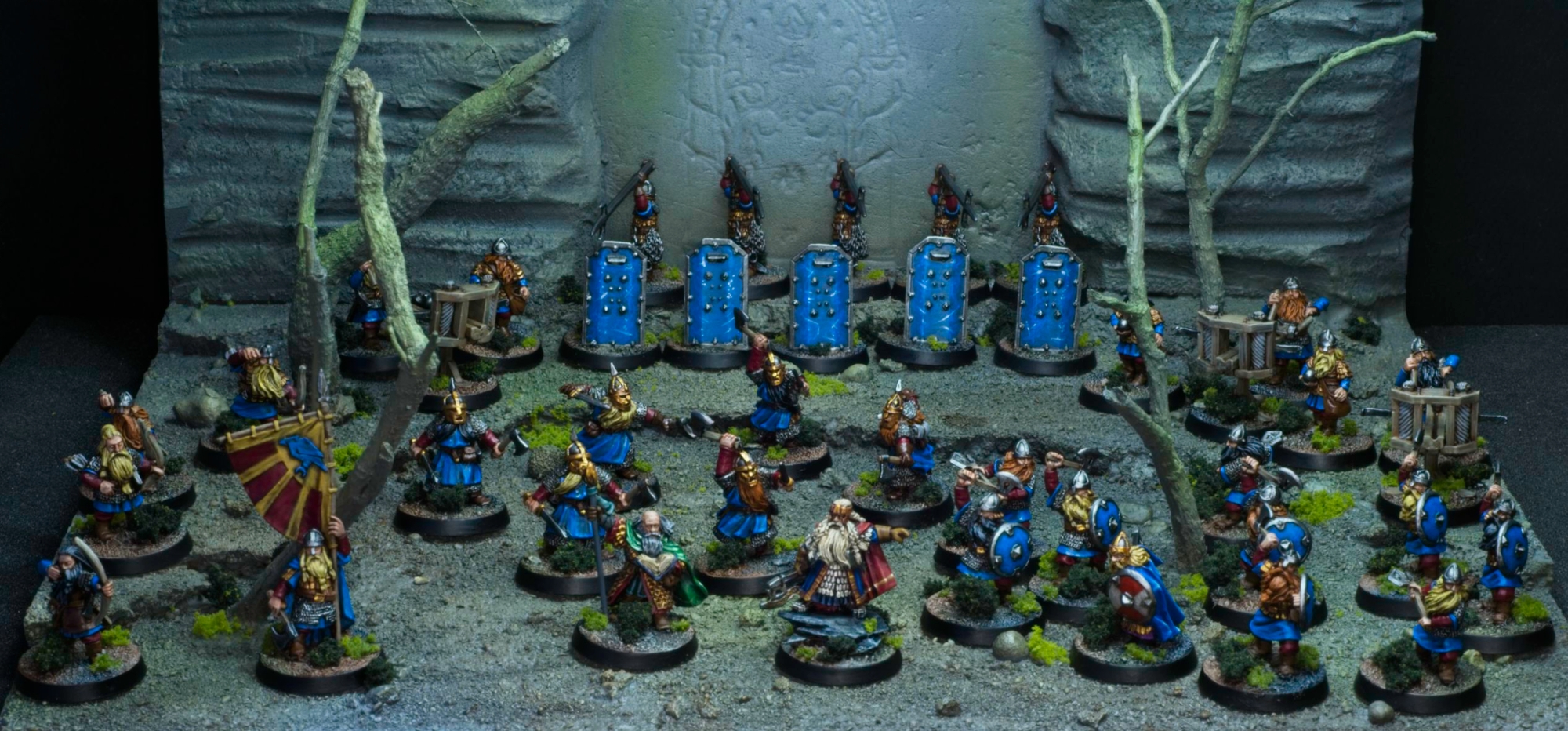 Display Board for the Moria Dwarves – Lair of the Lagomorph