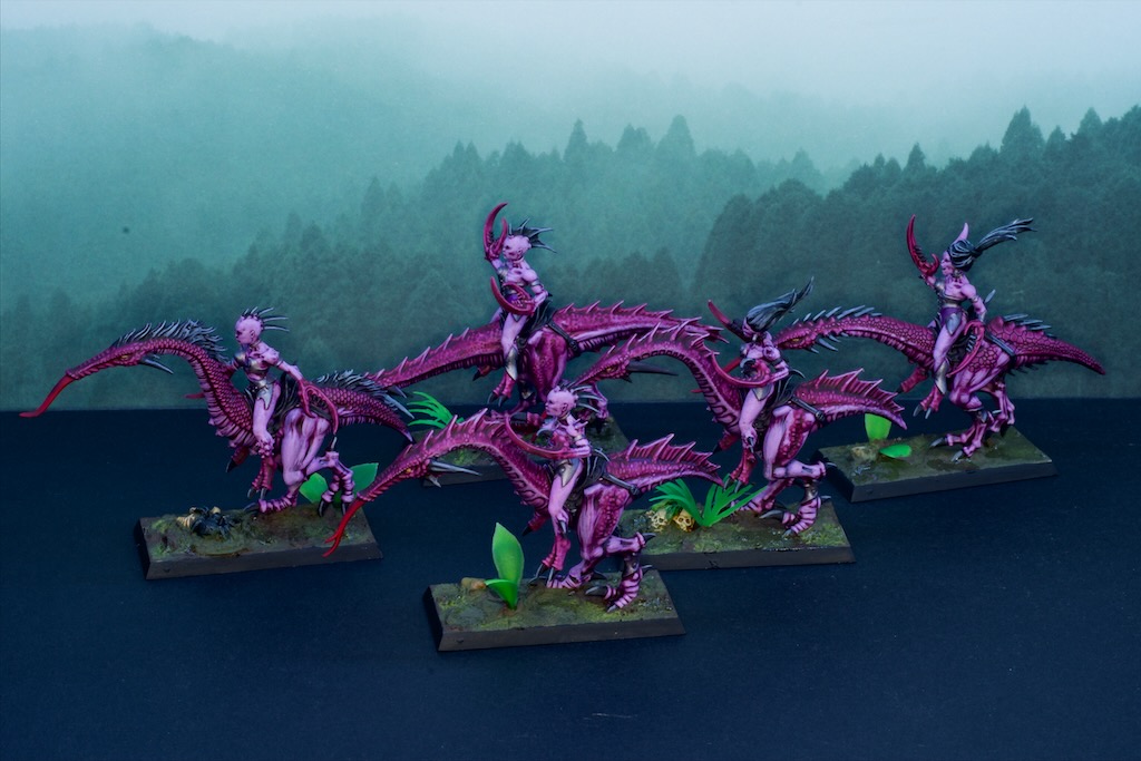 Mounted Daemonettes – Lair of the Lagomorph