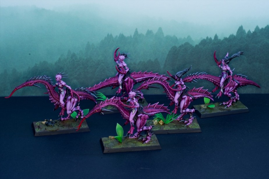Mounted Daemonettes – Lair of the Lagomorph