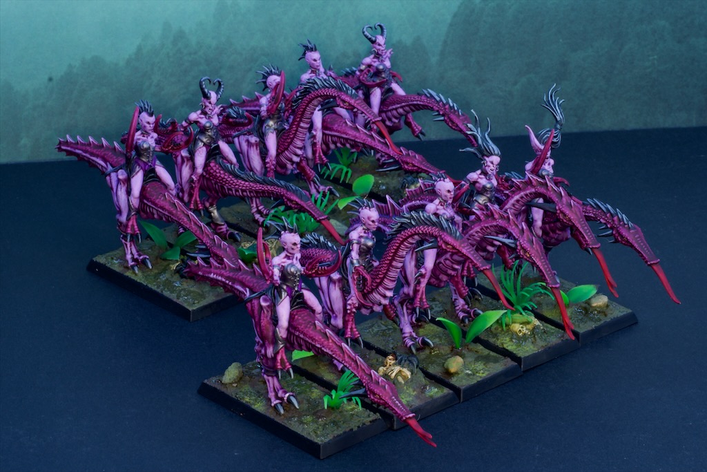 Mounted Daemonettes – Lair of the Lagomorph